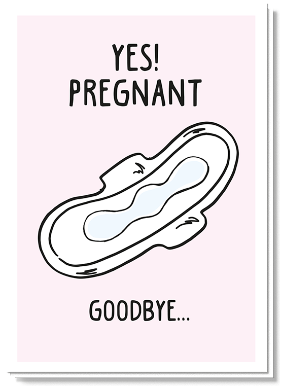 Zwanger | Goodbye | Liefs Jansje | Wenskaarten met een knipoog